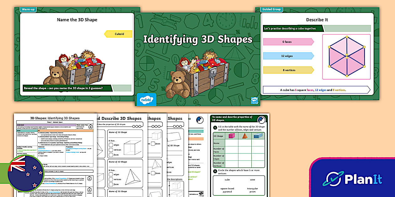 Phase 1 Space: 3D Shapes (Identifying 3D Shapes ) Lesson 5