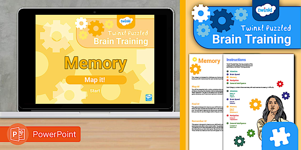 Brain Training Game - Memory - Map It! | Twinkl - Twinkl