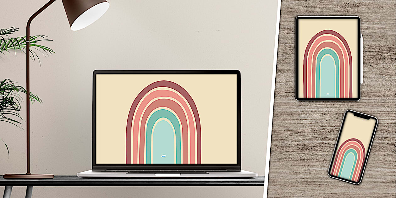 Muted Rainbow | Twinkl Busy Bees (teacher made) - Twinkl