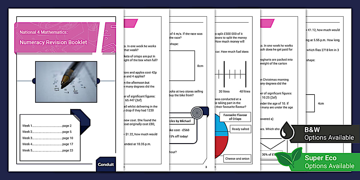 National 4 Revision Booklet | Twinkl Resources - Twinkl