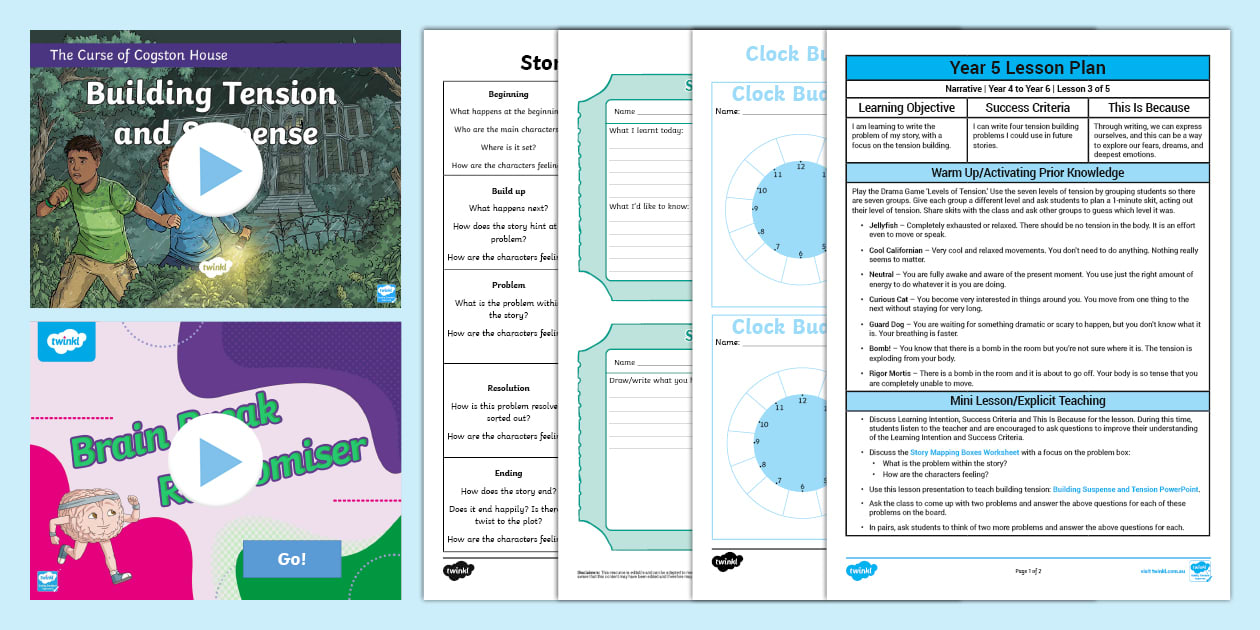 Year 5 Inclusion Narrative Differentiated Lesson Plan 3