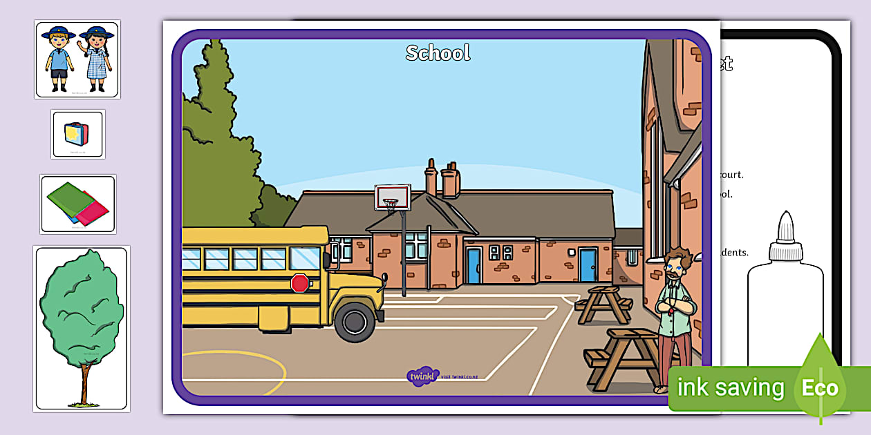 Back to School Can You Find...? Poster and Prompt Card Pack