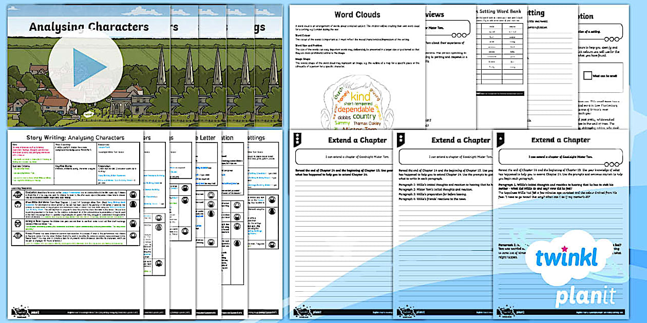 World War II: Goodnight Mister Tom Y5 Story Writing Genre Unit Pack to ...