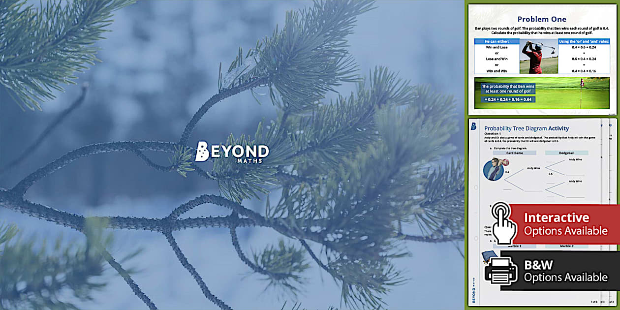 Tree Diagrams Lesson Pack (teacher made) - Twinkl