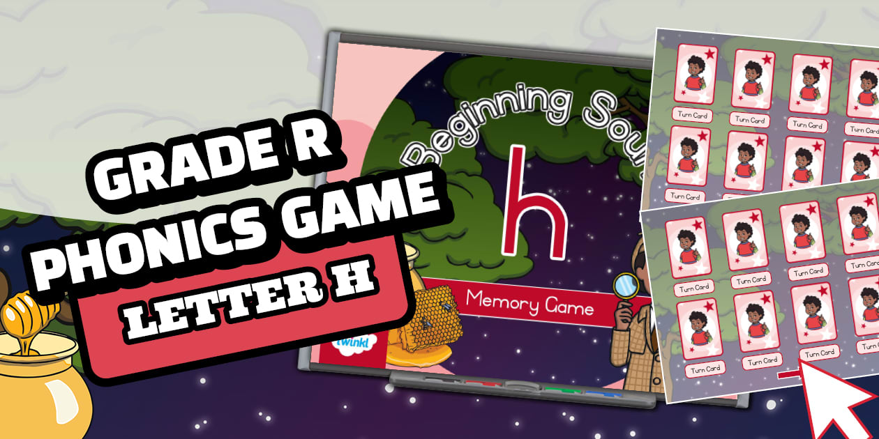 Grade R Phonics Game - Letter H (CAPS Aligned)