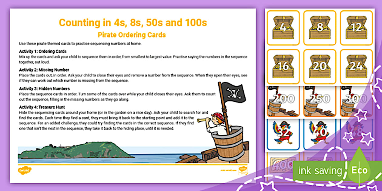 👉 Year 3 Patterns and Sequences Card Ordering Activity