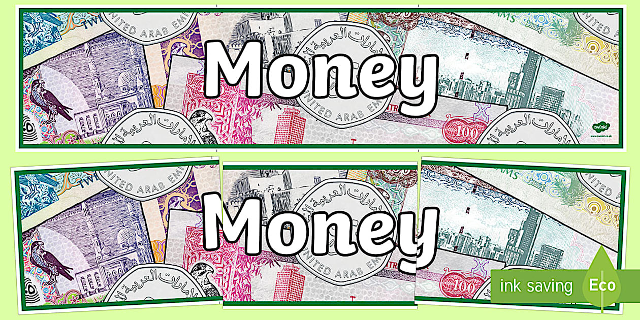 UAE Money Display Banner - Twinkl