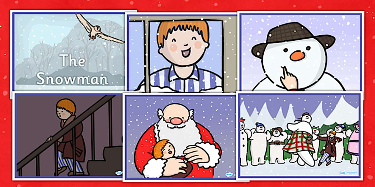 Story Sequencing to Support Teaching on The Snowman - Twinkl