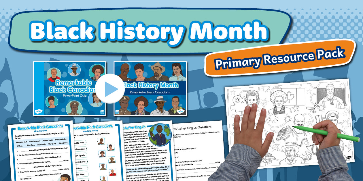 Black History Month Primary Resource Pack
