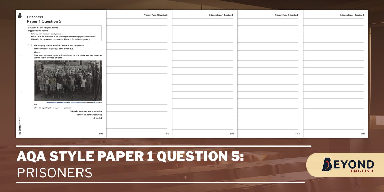 English Language Paper 1 AQA Question 5: Practise Exam 2