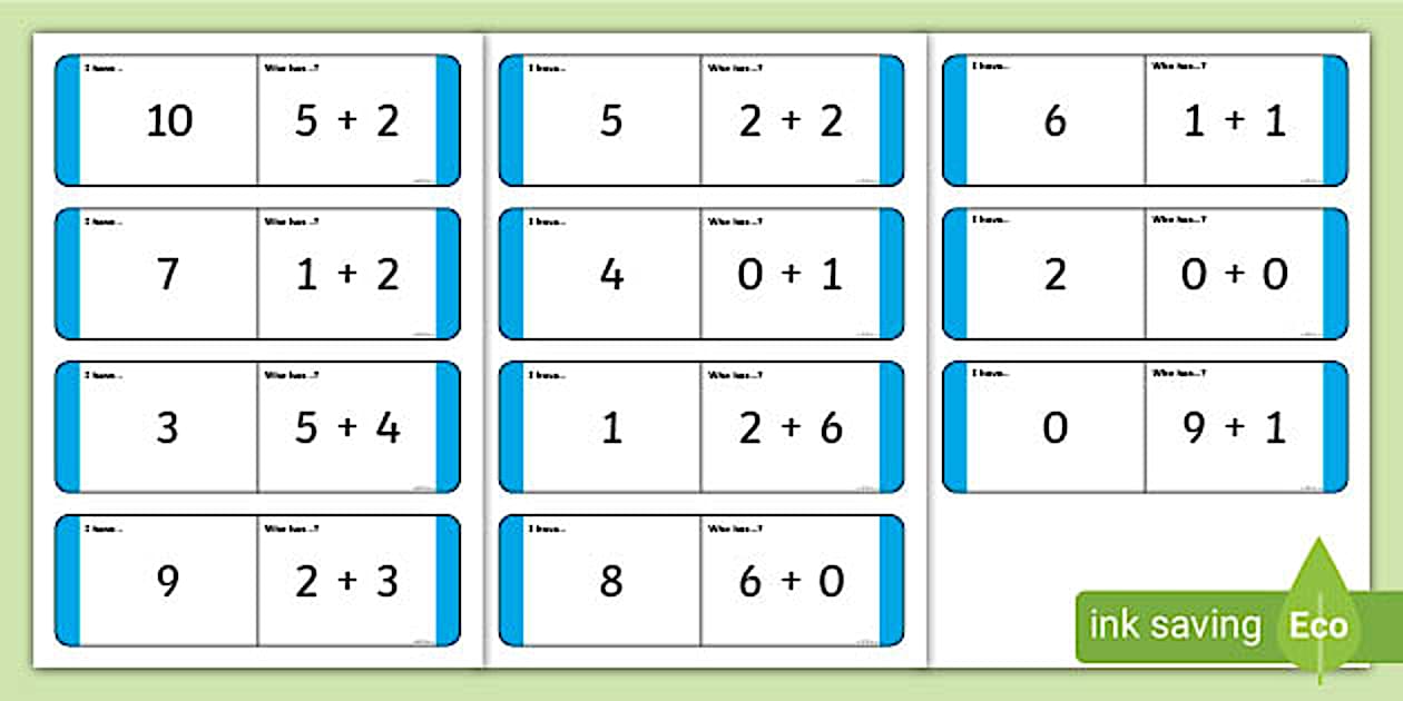Addition to 10 Loop Cards (teacher made) - Twinkl