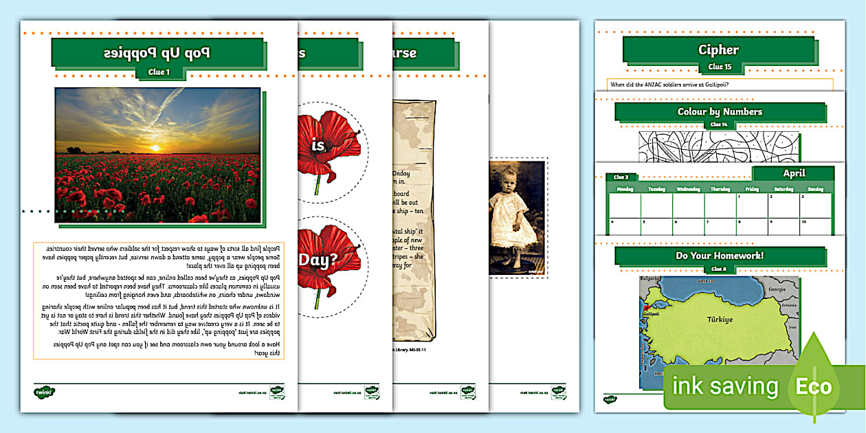 Anzac Day Escape the Room Game