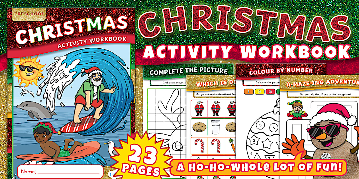 Preschool: Christmas- Activity Booklet