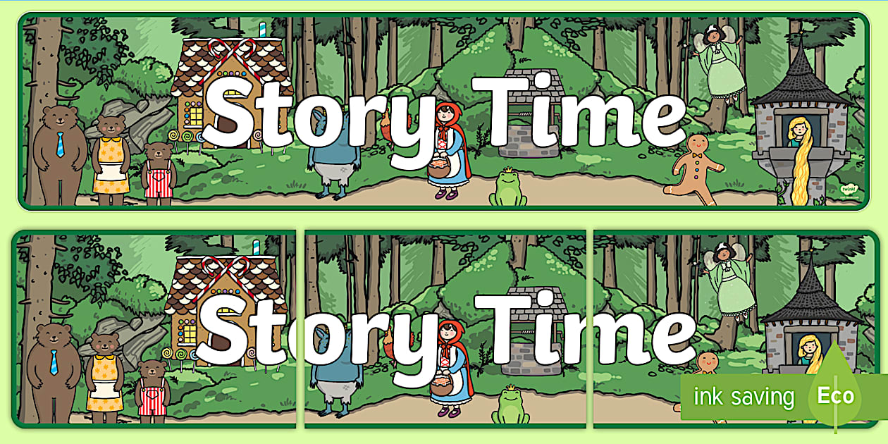 👉 Story Time Display Banner (teacher made) - Twinkl