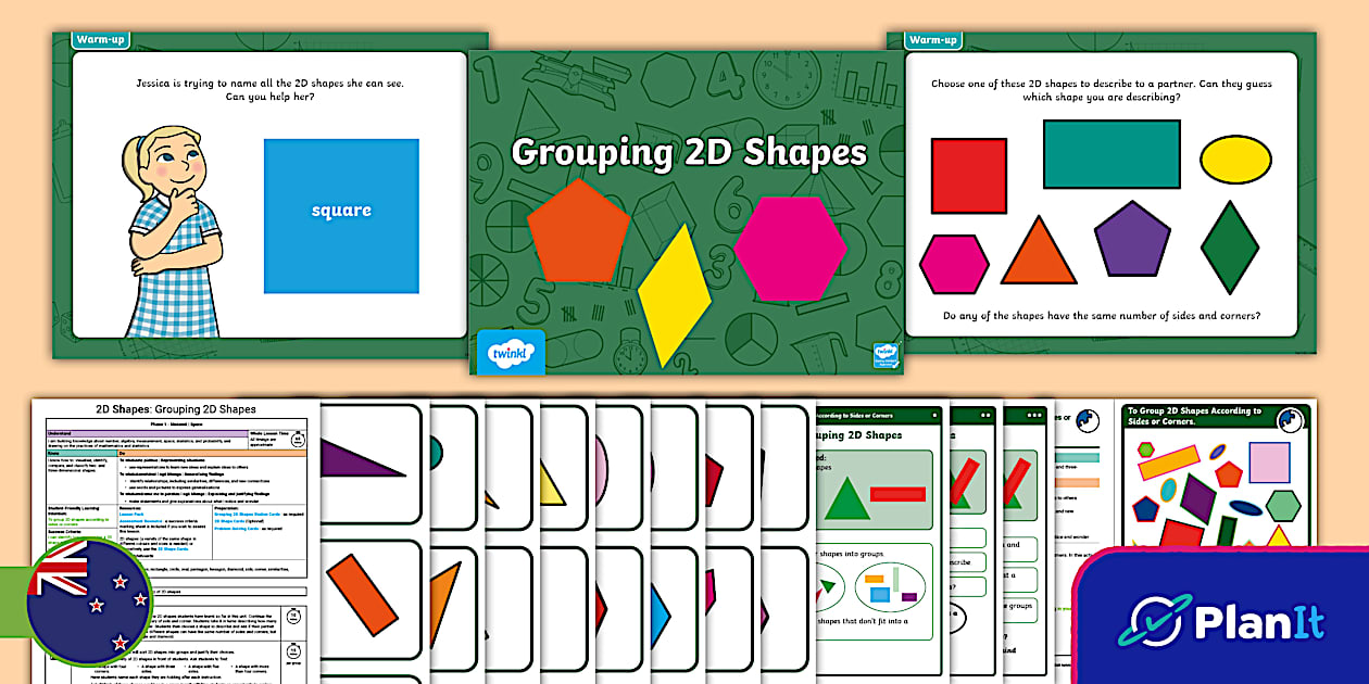 Phase 1 Space: 2D Shapes (Grouping 2D Shapes) Lesson 4
