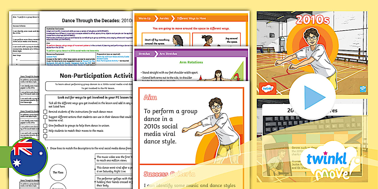 Move PE Year 6 Dancing Through the Decades Lesson 6: 2010's