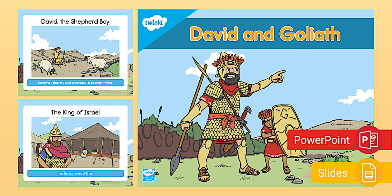 David and Goliath Story PowerPoint & Google Slides