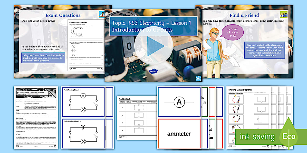 Year 7 - Year 10 Science Electricity Lesson 1: Introduction to Circuits