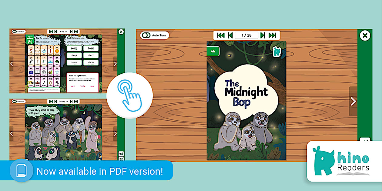 Level 4b Decodable Readers: The Midnight Bop (teacher made)