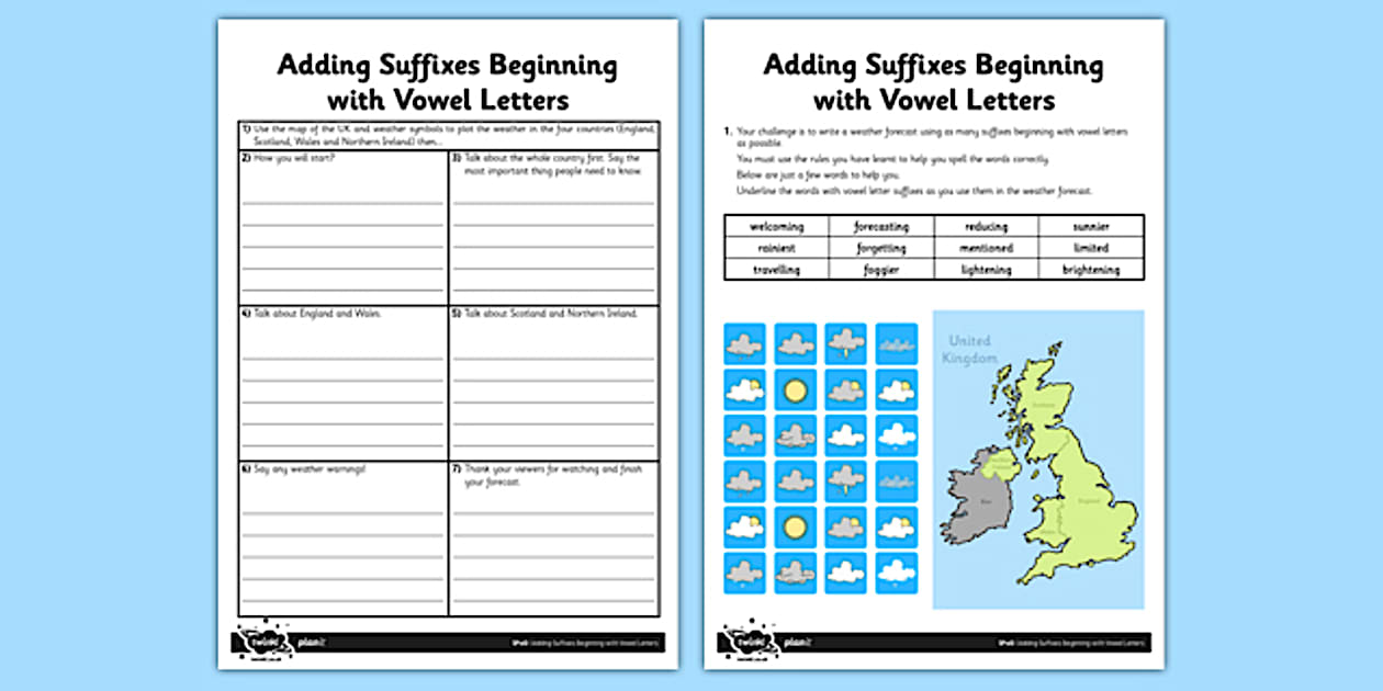 Adding Suffixes Beginning with Vowels Application Worksheet / Worksheet