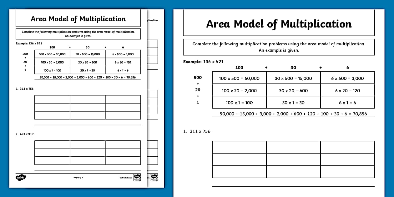 Multiplying Three-Digit by Three-Digit Numbers for 3rd-5th