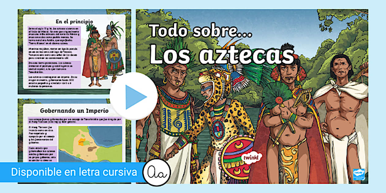 PowerPoint: Los aztecas (Teacher-Made) - Twinkl