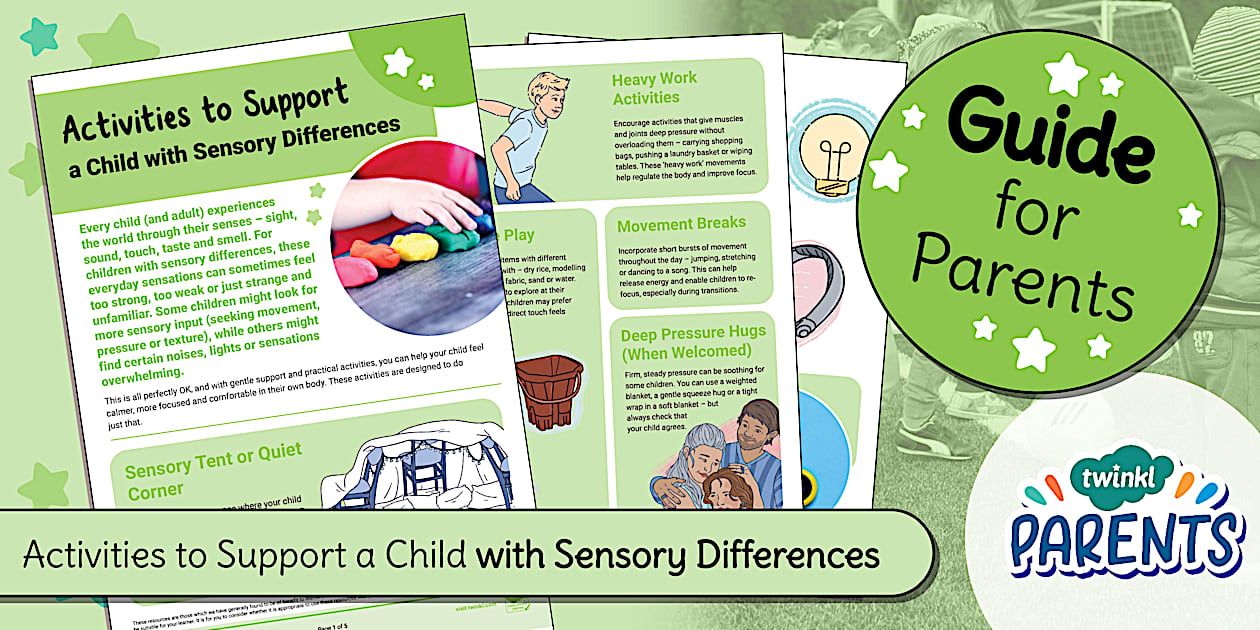 SEND: Activities to Support a Child with Sensory Differences