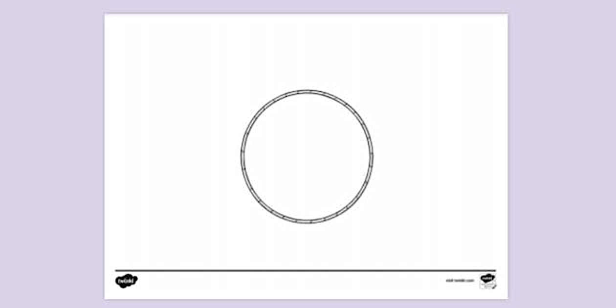 Hula Hoop Colouring | KS1 Colouring Sheets | Twinkl - Twinkl