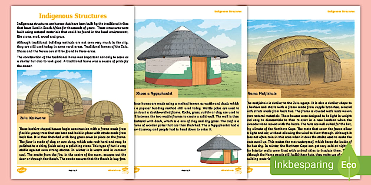 Indigenous Structures | Grade 4 | South Africa - Twinkl