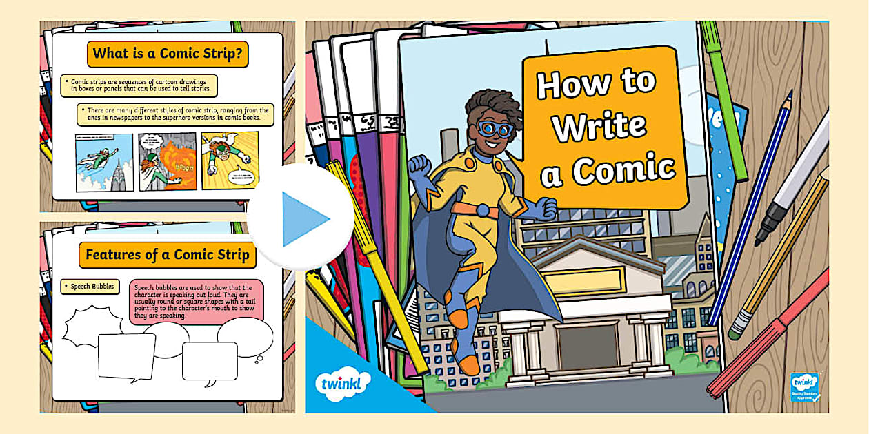 How to Write a Comic Powerpoint (Teacher-Made) - Twinkl