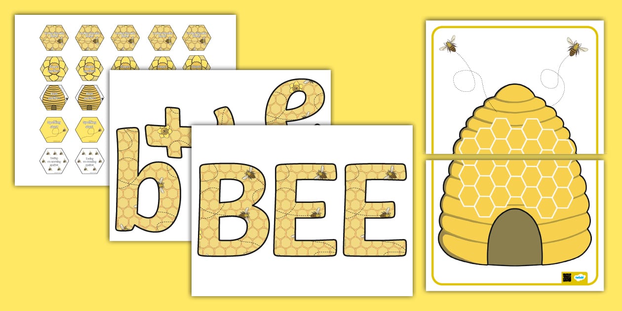 Spelling Bee - cartel motivacional (teacher made) - Twinkl