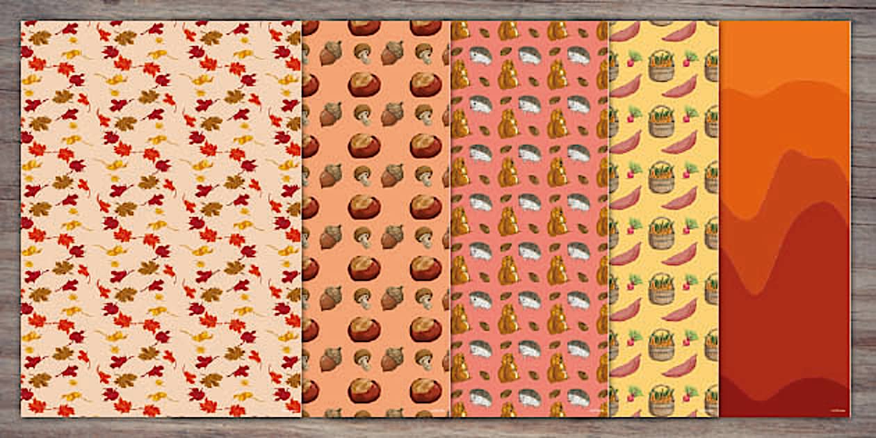 Autumn Wrapping Paper | Twinkl Party