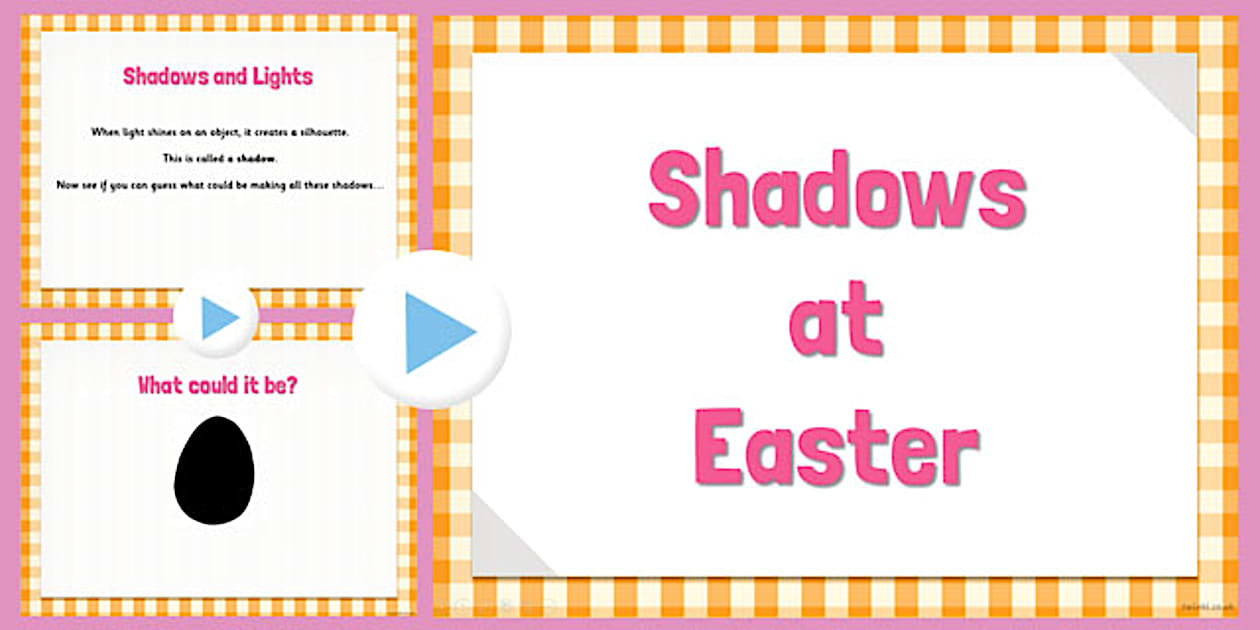 Easter Themed Shadow PowerPoint - Twinkl