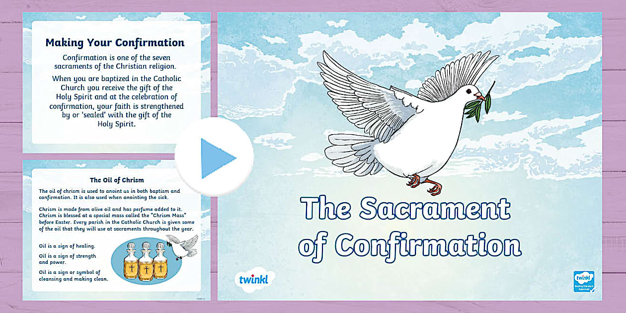 The Sacrament of Confirmation PowerPoint (teacher made)
