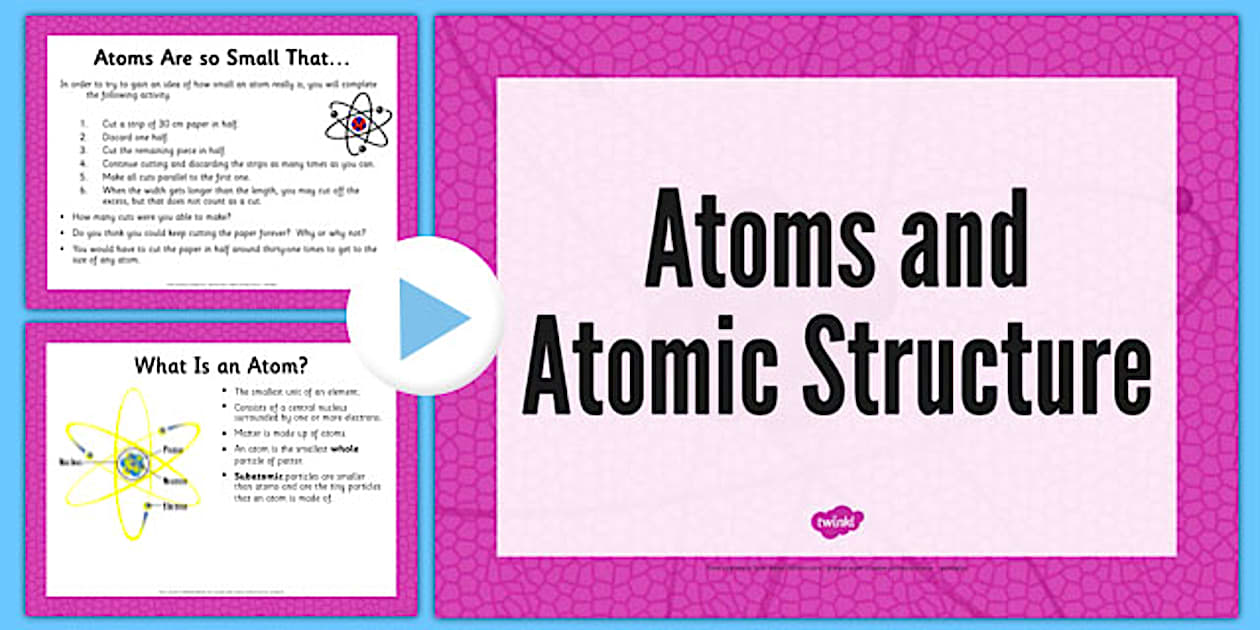 Atoms PowerPoint | PowerPoint Presentation | Twinkl - Twinkl