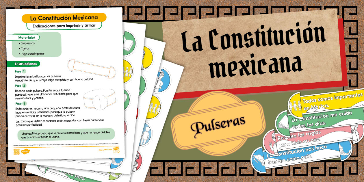 Mis Pulseras de la Constitución