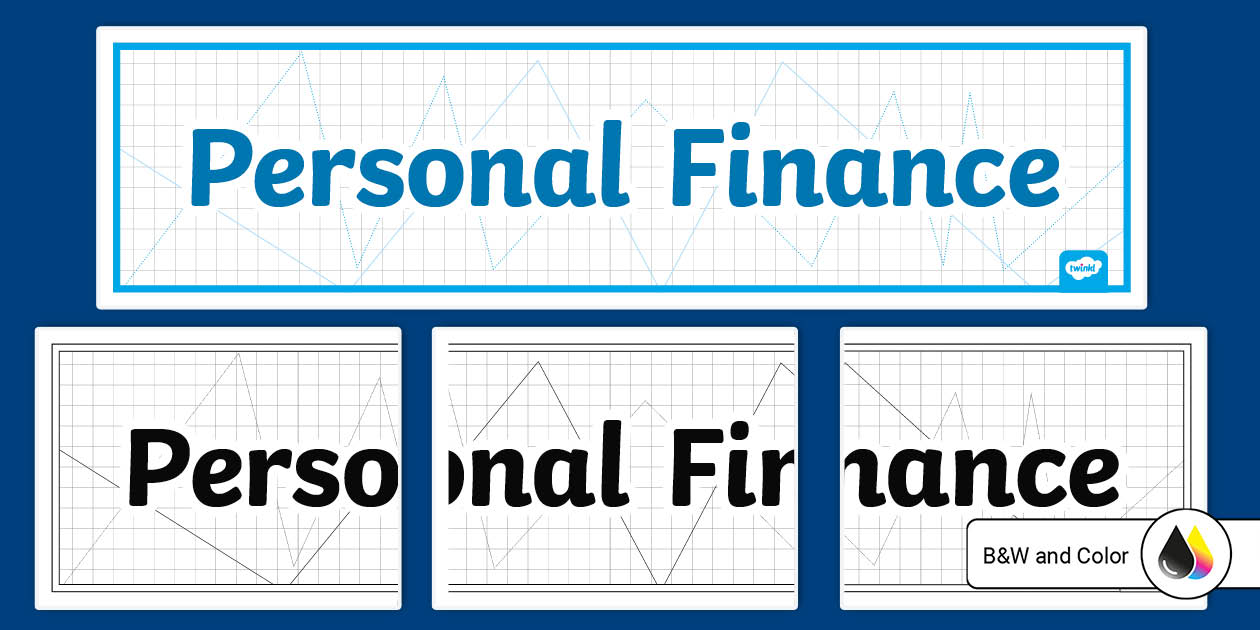 Personal Finance Banner (teacher made) - Twinkl
