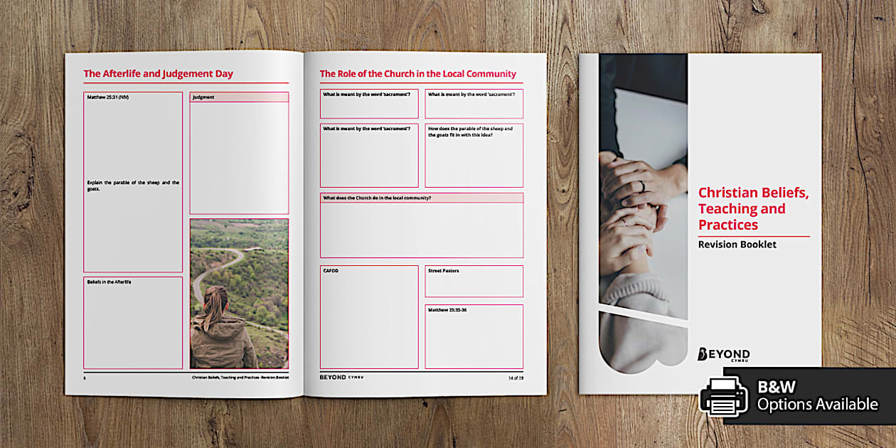 Christian Beliefs, Teaching and Practices Revision Booklet