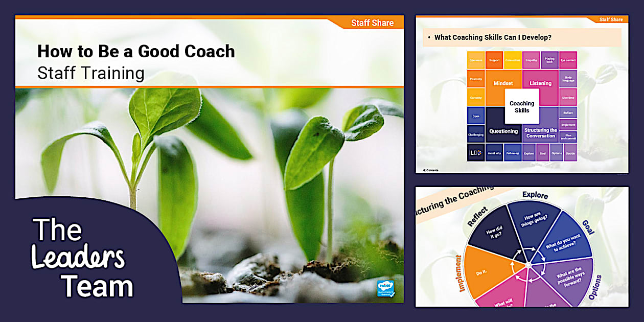 Staff Share: How to Be a Good Coach (Teacher-Made) - Twinkl