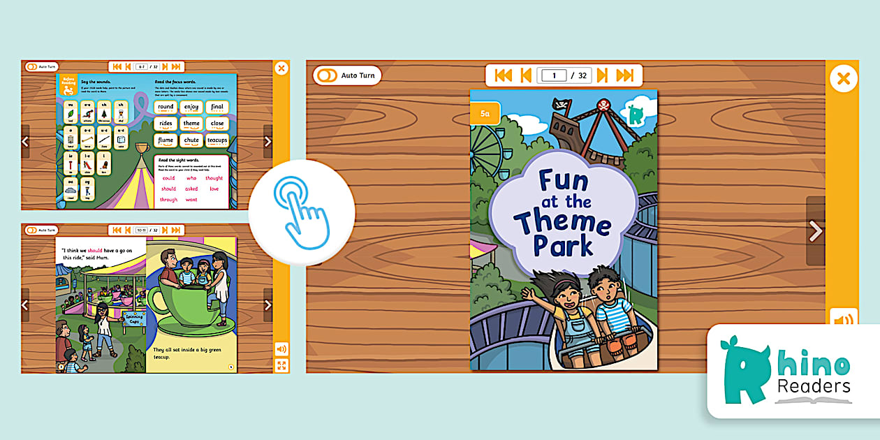 Level 5a Decodable Readers: Fun at the Theme Park