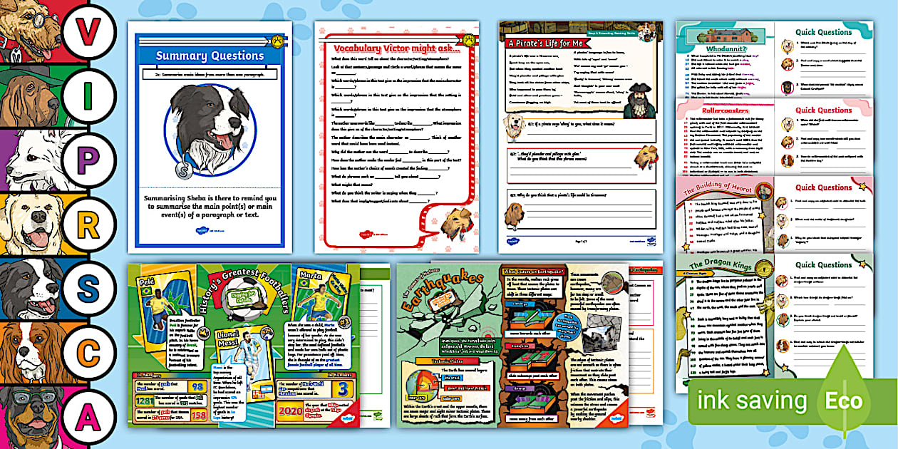 KS2 Totally Pawsome Reading Gang Taster Pack - Twinkl