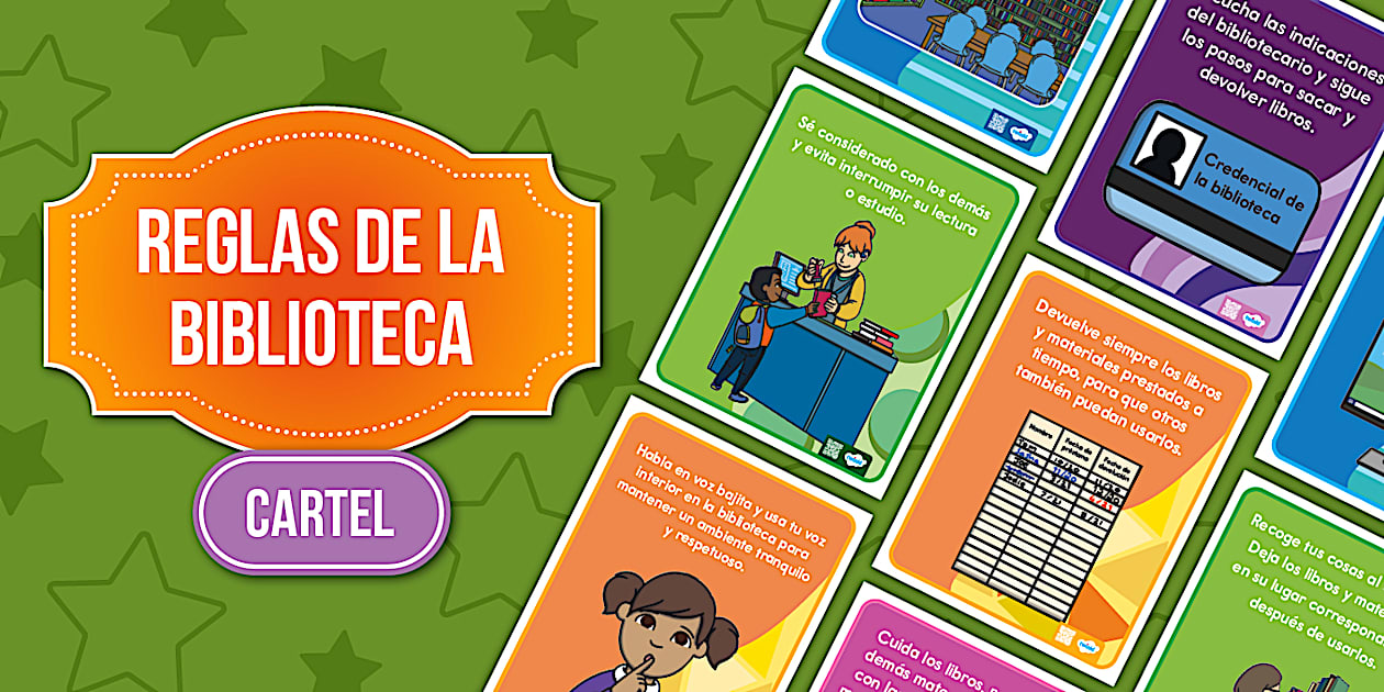 Reglas de convivencia en la biblioteca escolar
