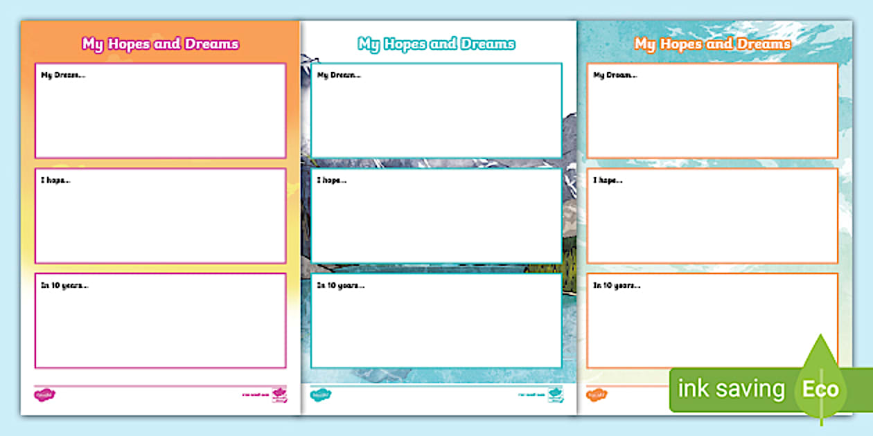 Primary 7 End of Year Hopes and Dreams Worksheet - Twinkl