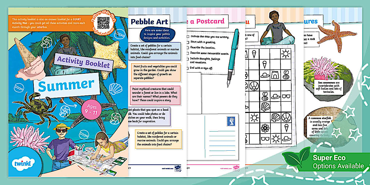 Summer Activity Booklet 9 to 11 years (Teacher-Made)