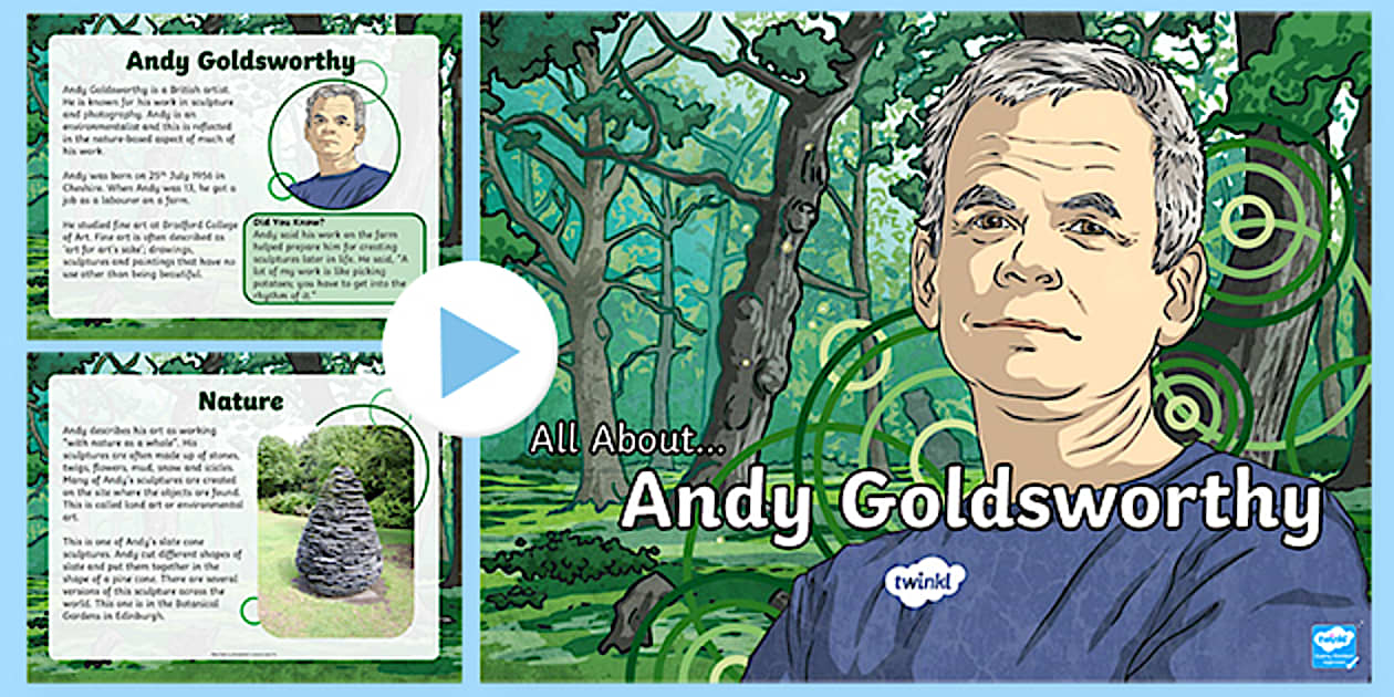 All About Andy Goldsworthy PowerPoint (teacher made)