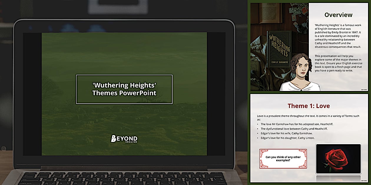'Wuthering Heights' Themes PowerPoint (creat de profesori)