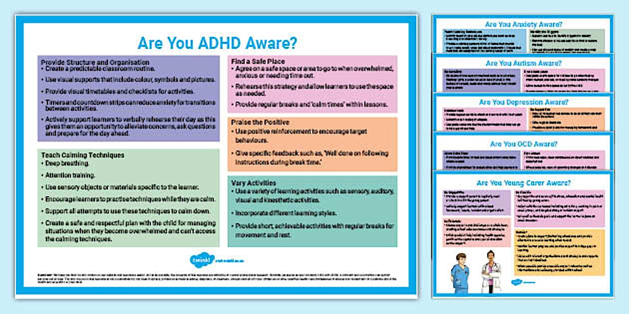 Awareness Display Posters Pack (teacher made) - Twinkl
