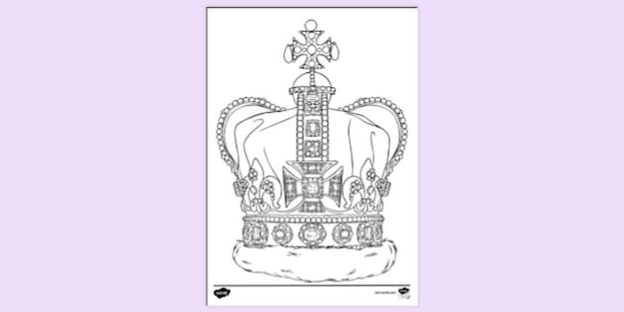 Royalty Colouring Sheet | Colouring Sheets - Twinkl