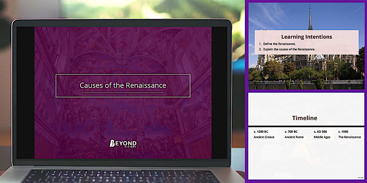 Causes of the Renaissance PowerPoint (teacher made) - Twinkl
