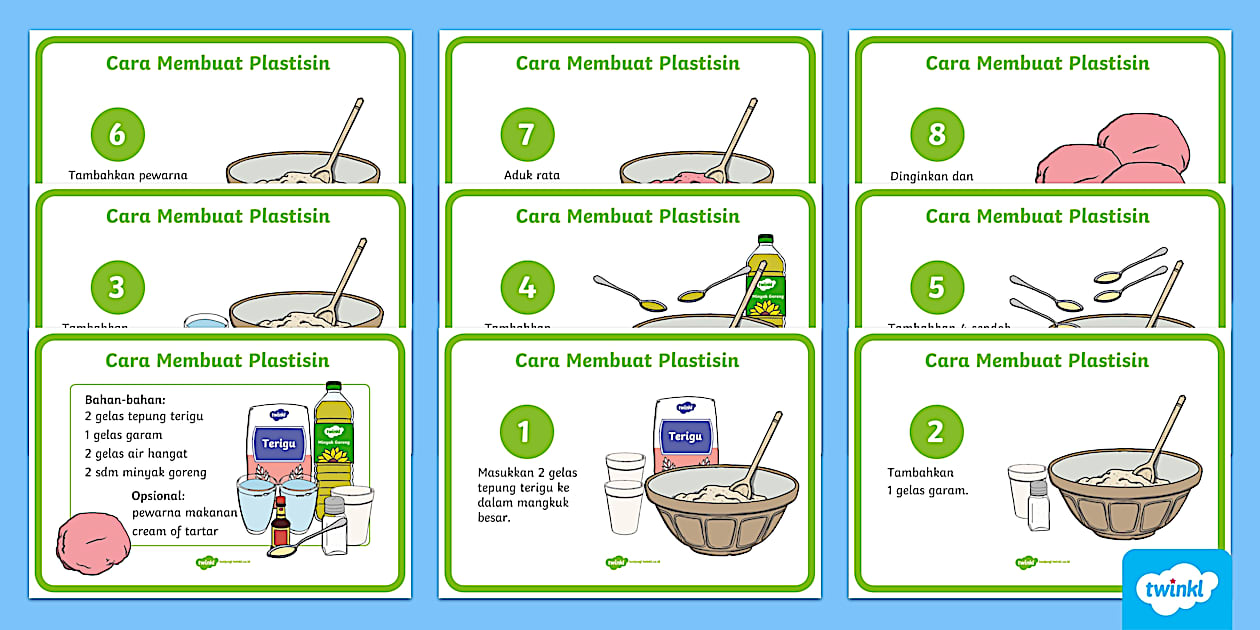 Resep Plastisin Mudah (teacher made) - Twinkl
